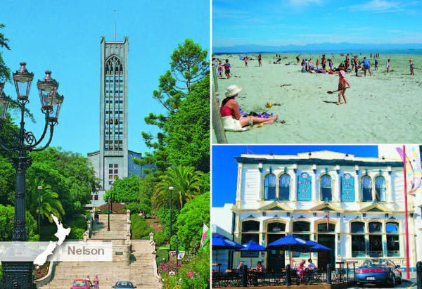 Nelson Multi - Small Postcard – Postcards NZ Ltd