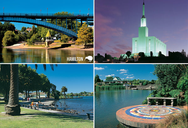 Hamilton Multi - Small Postcard – Postcards NZ Ltd
