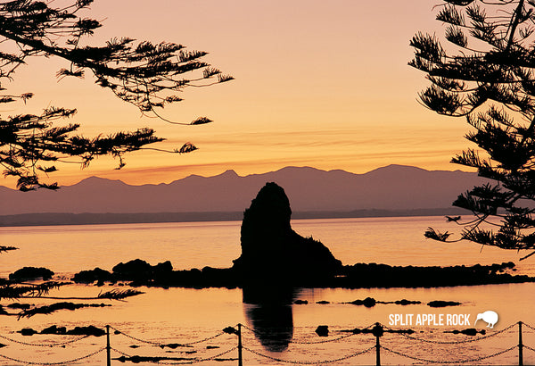 Sunset At Fifeshire Rock, Nelson - Small Postcard – Postcards NZ Ltd